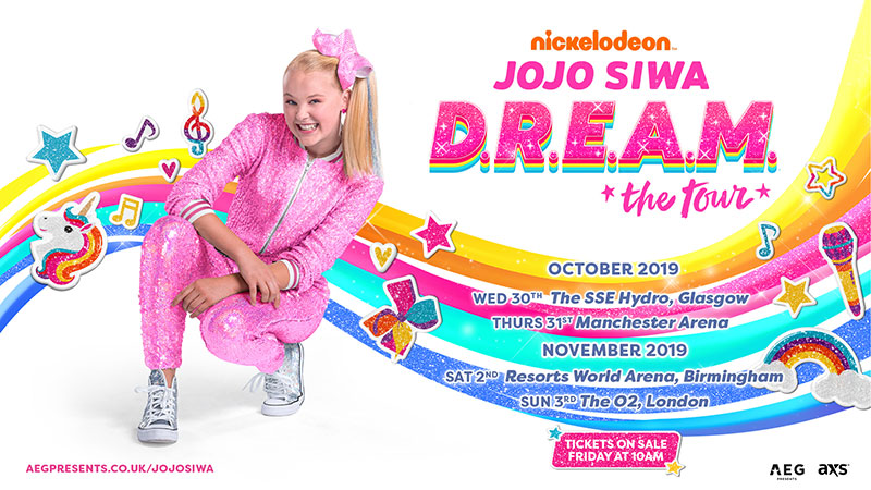 JoJo Siwa 2019 UK Tour